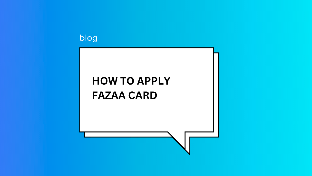 How to Apply Fazaa Card Online Fazaa Card For Expat Process